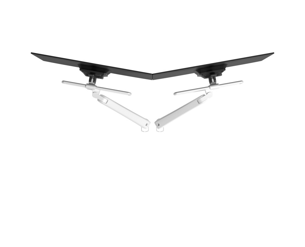 Viewprime plus Dual-Monitorarm (Weiss)